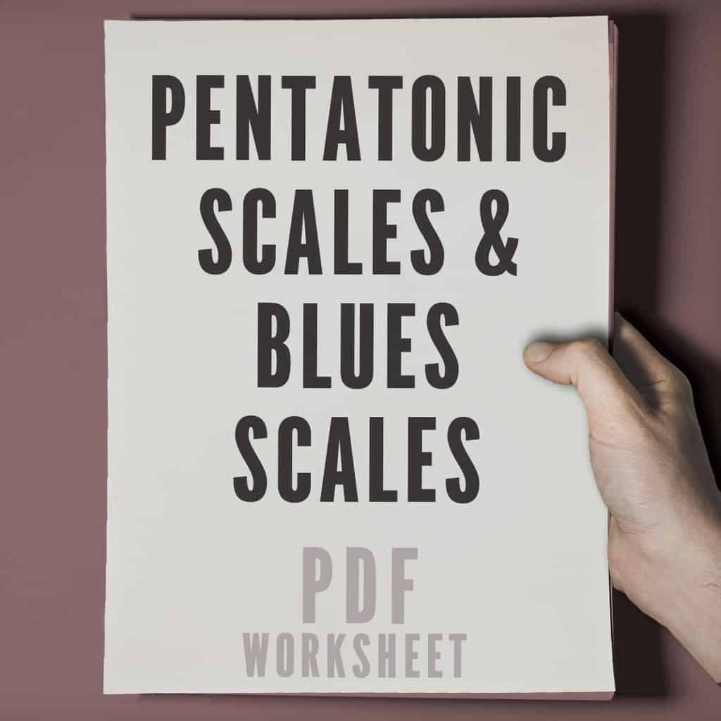 All The Major & Minor Pentatonic & Blues Scales – 18 Pg PDF – Piano ...